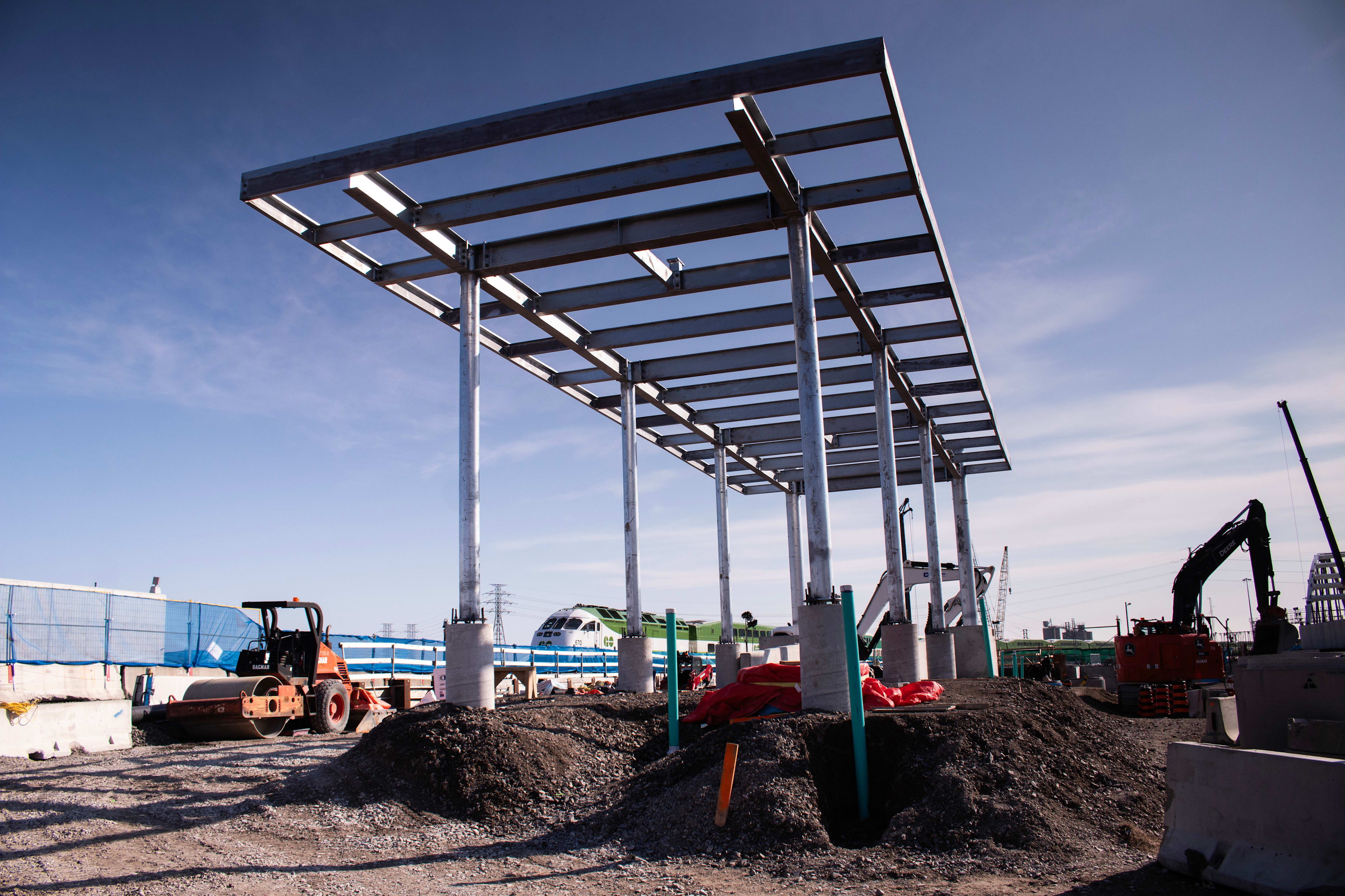 Progress continues on the East Harbour Transit Hub