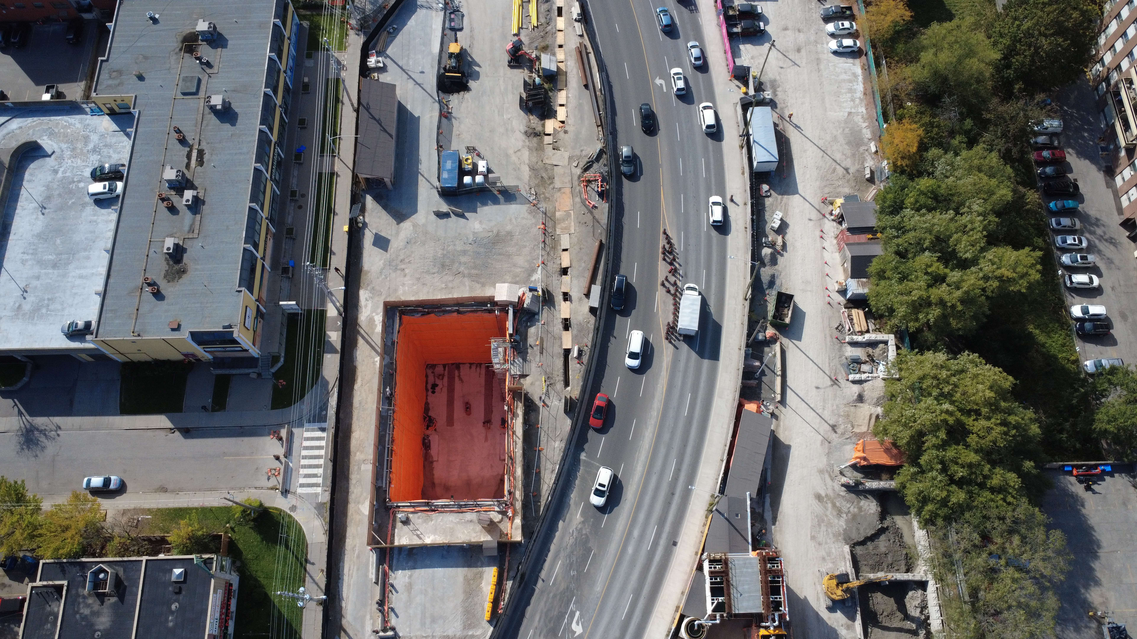 Tunnel extraction shaft