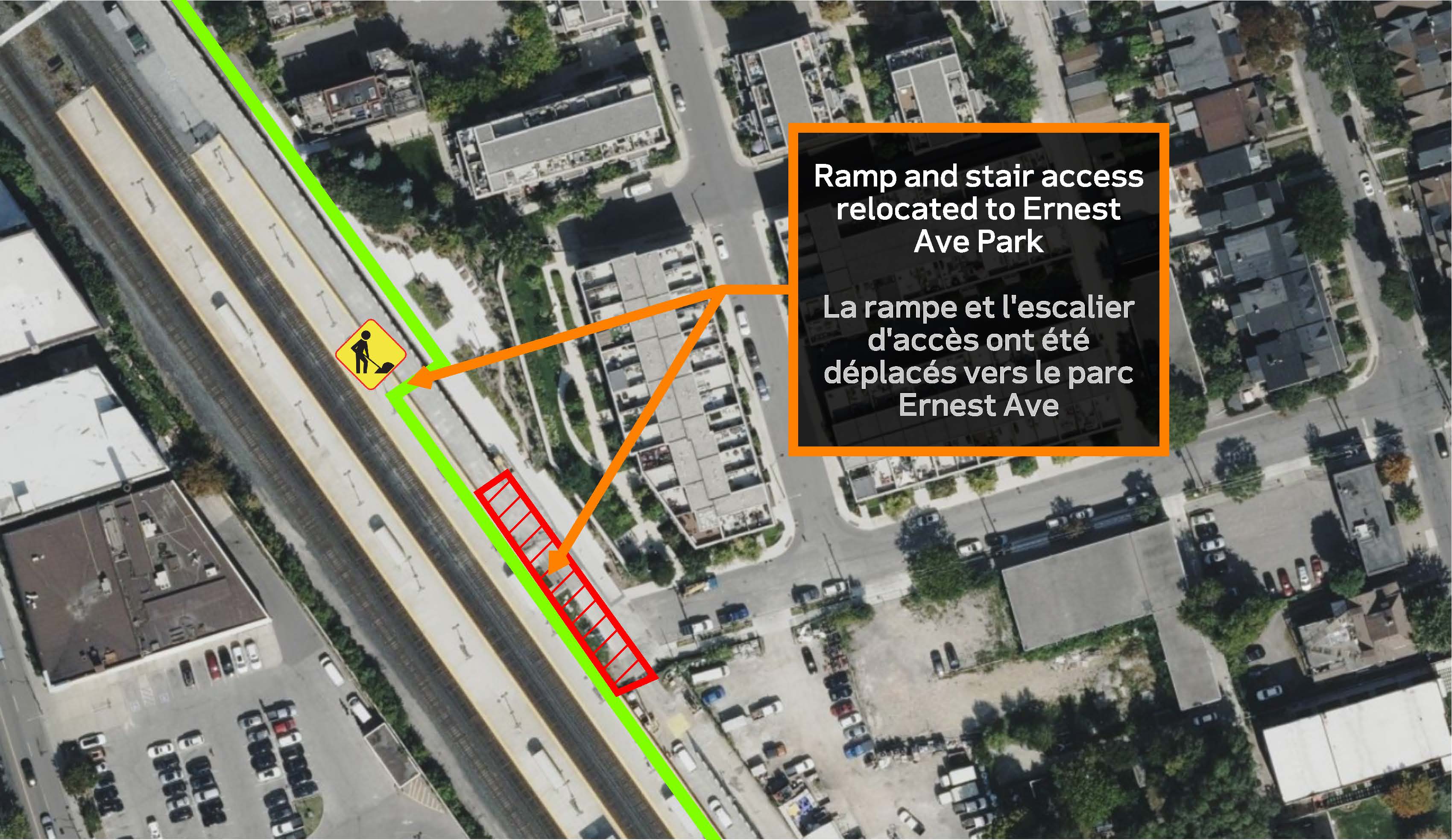 Bloor GO - Ernest Ave Access Ramp Relocation