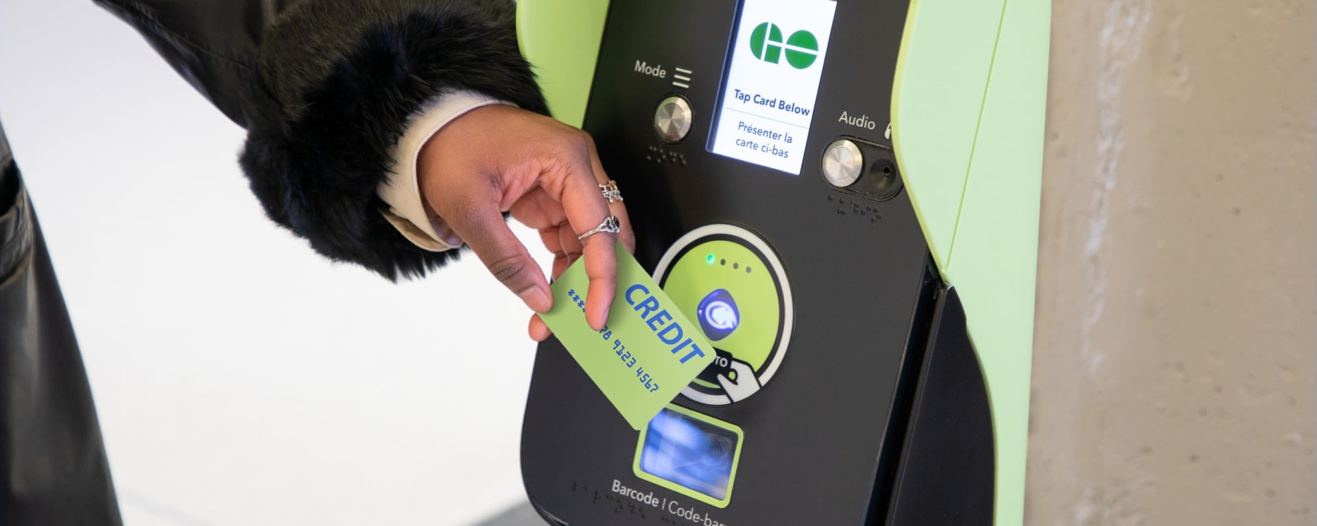 GO Transit - Tap On and Off With a Credit or Debit Card on GO