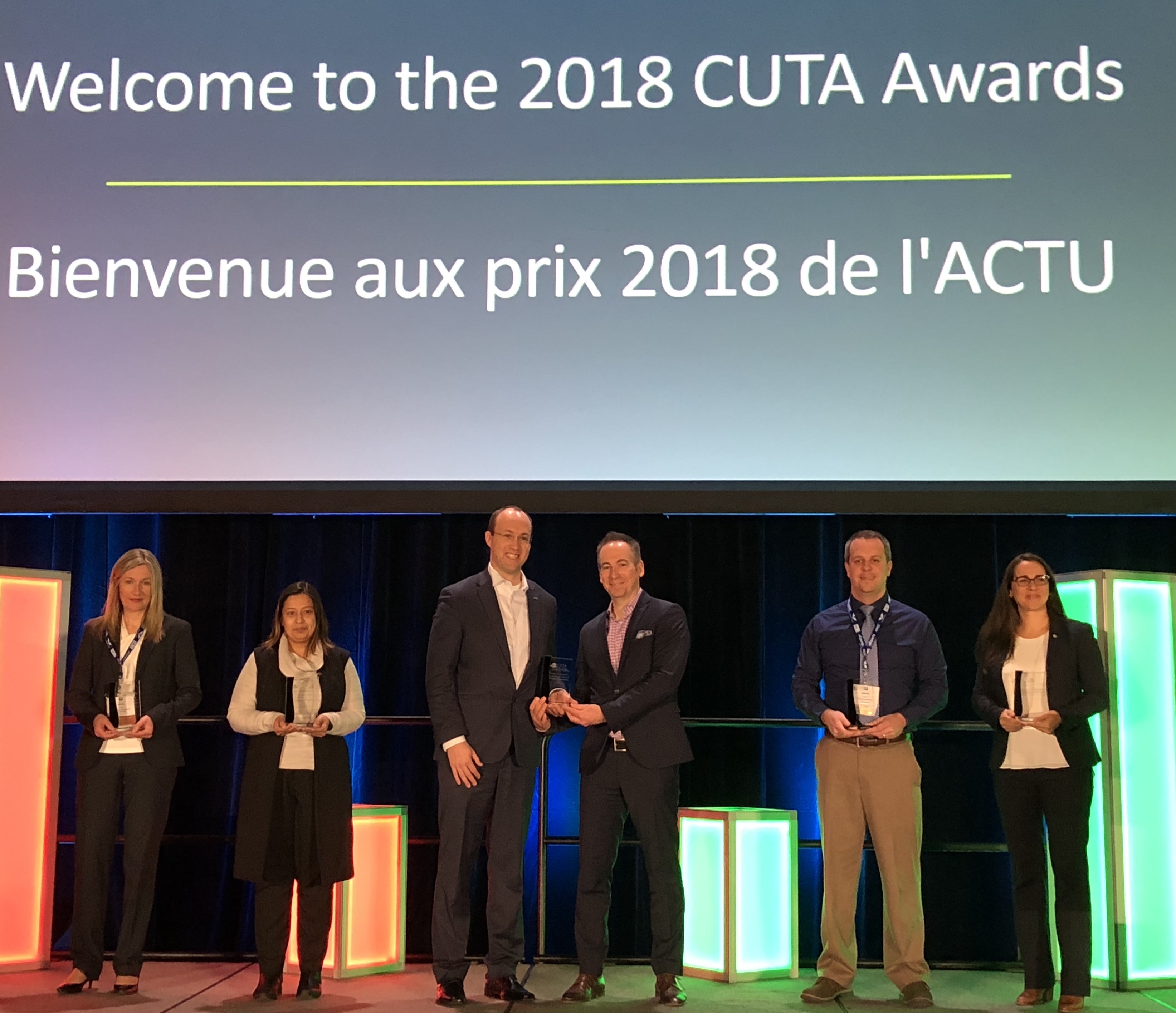 Metrolinx receives leadership awards at CUTA Conference