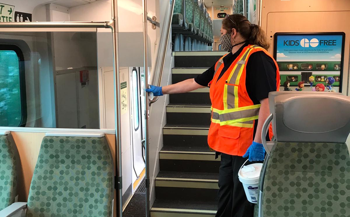 Metrolinx brings in new cleaning measures on GO Transit