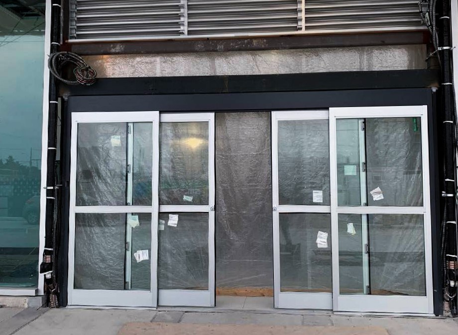 Photos - new glass doors at Science Centre, among other updates