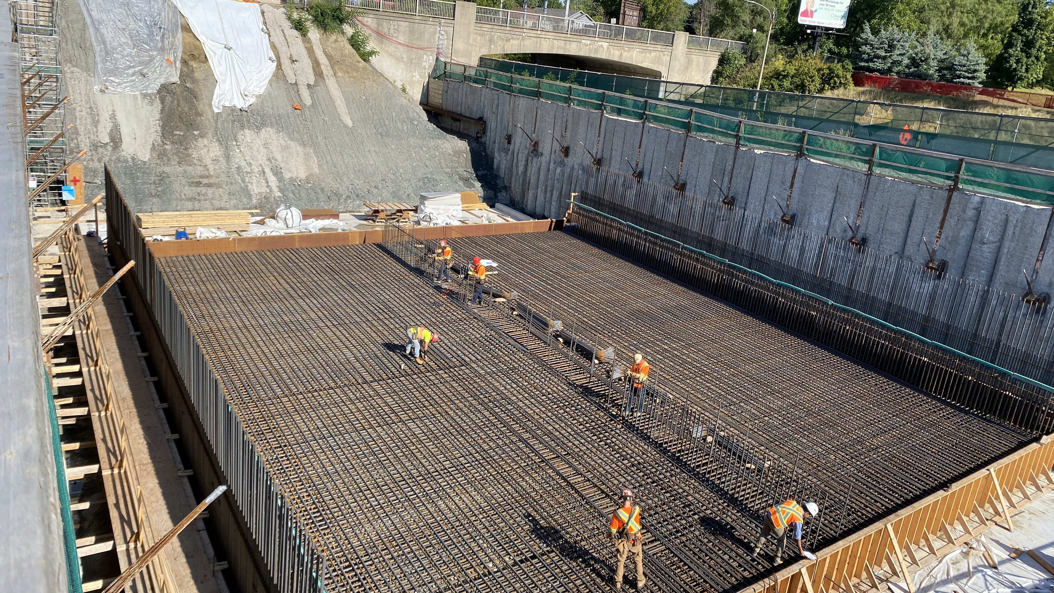 Massive excavation efforts underway for Hurontario LRT route