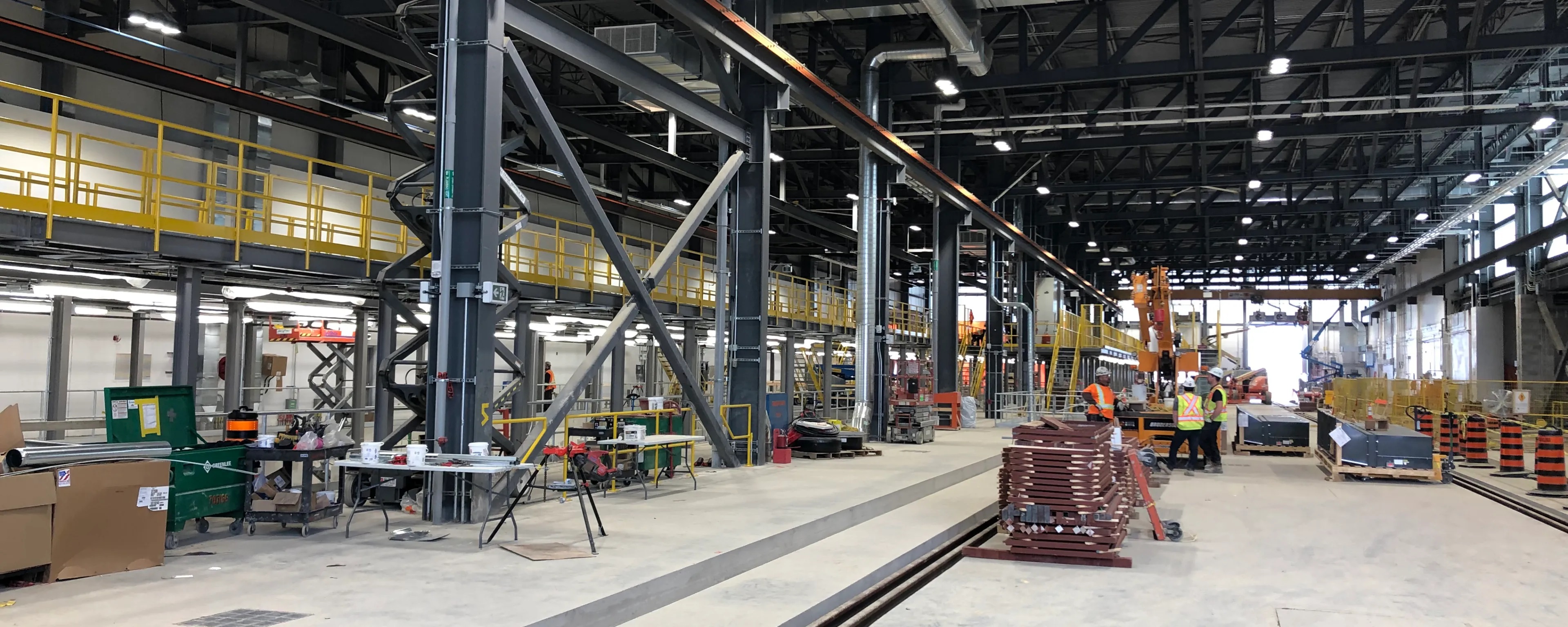 Video shows LRT maintenance and storage facility nearly complete