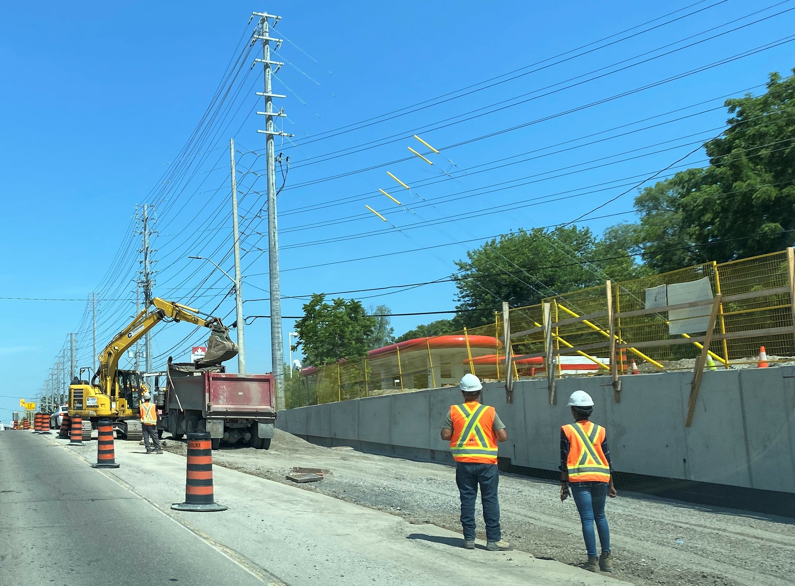 Track installation starting for the future Hazel McCallion LRT