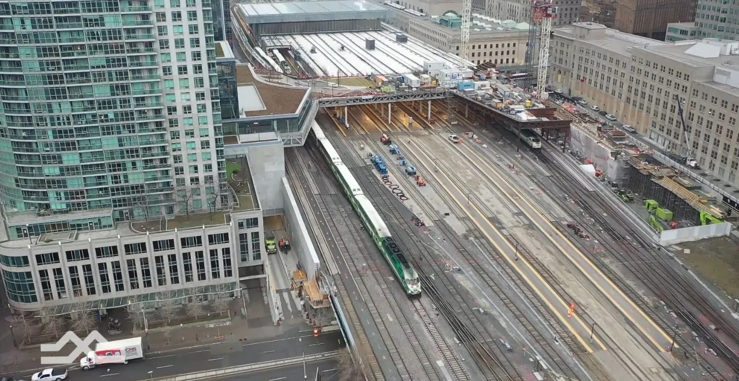 New batch of drone footage of Union Station and downtown Toronto