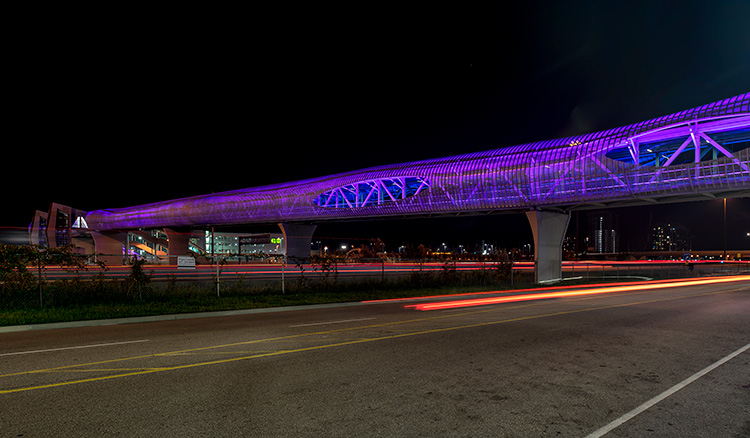 Pickering pedestrian bridge spans more than Hwy. 401