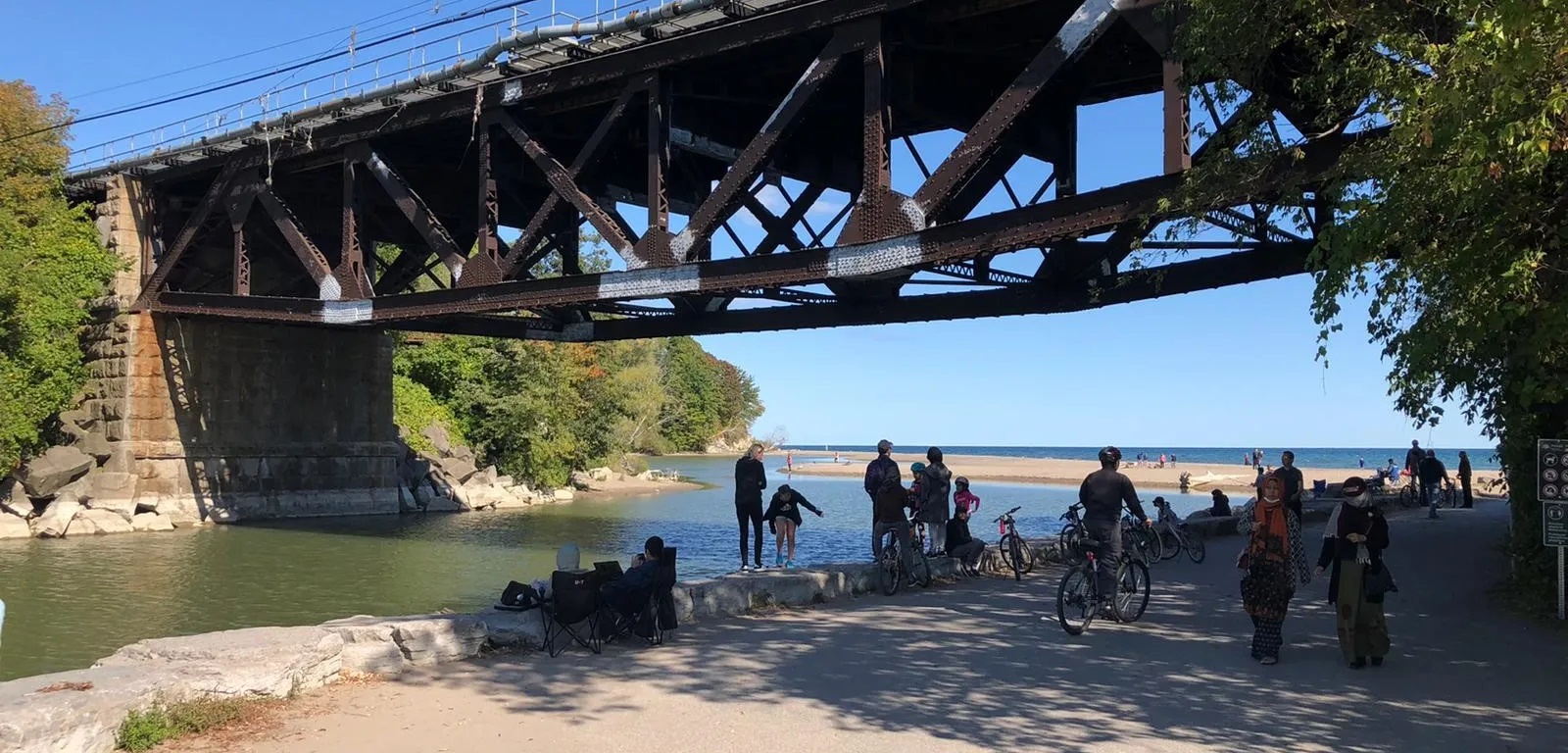 Rouge River bridge renovated as part of GO Transit expansion