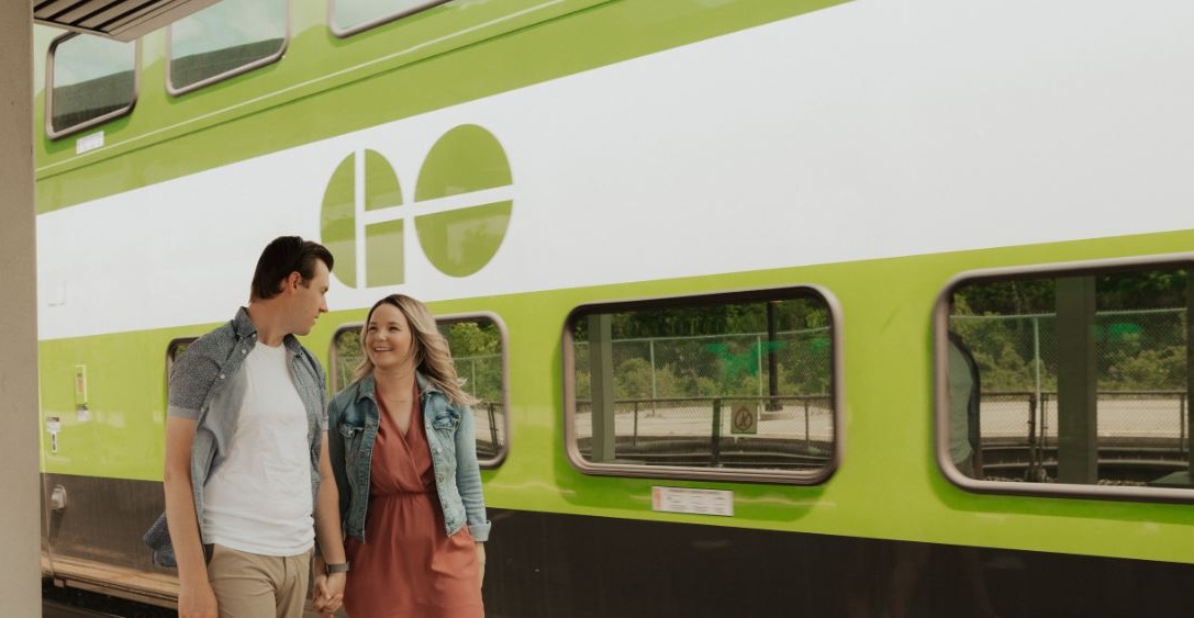 How a love connection was made on a GO train