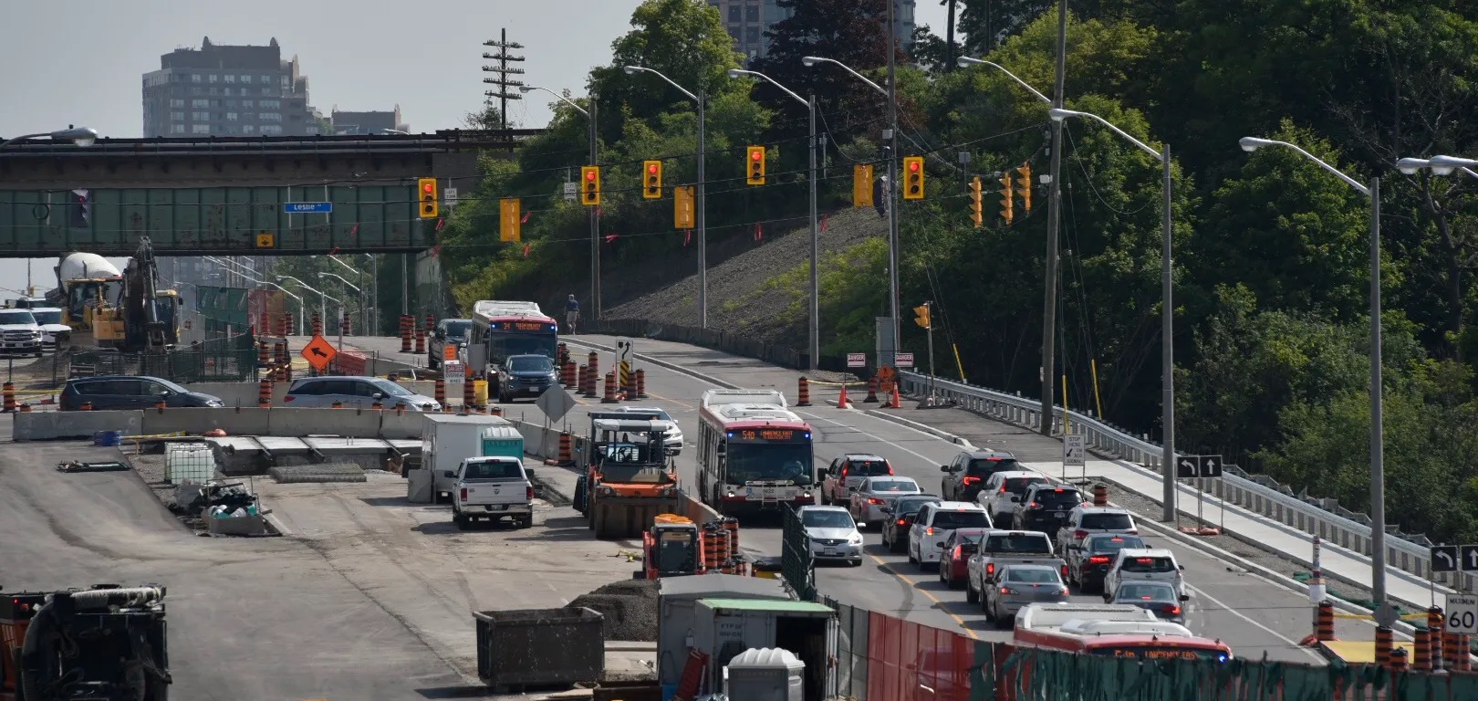 Leslie opens weeks early after Crosstown construction wraps up