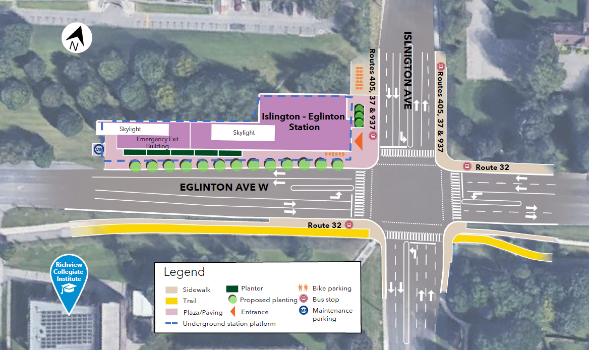 Metrolinx - Islington-Eglinton Station