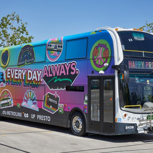 Metrolinx celebrates pride. Every day. Always.